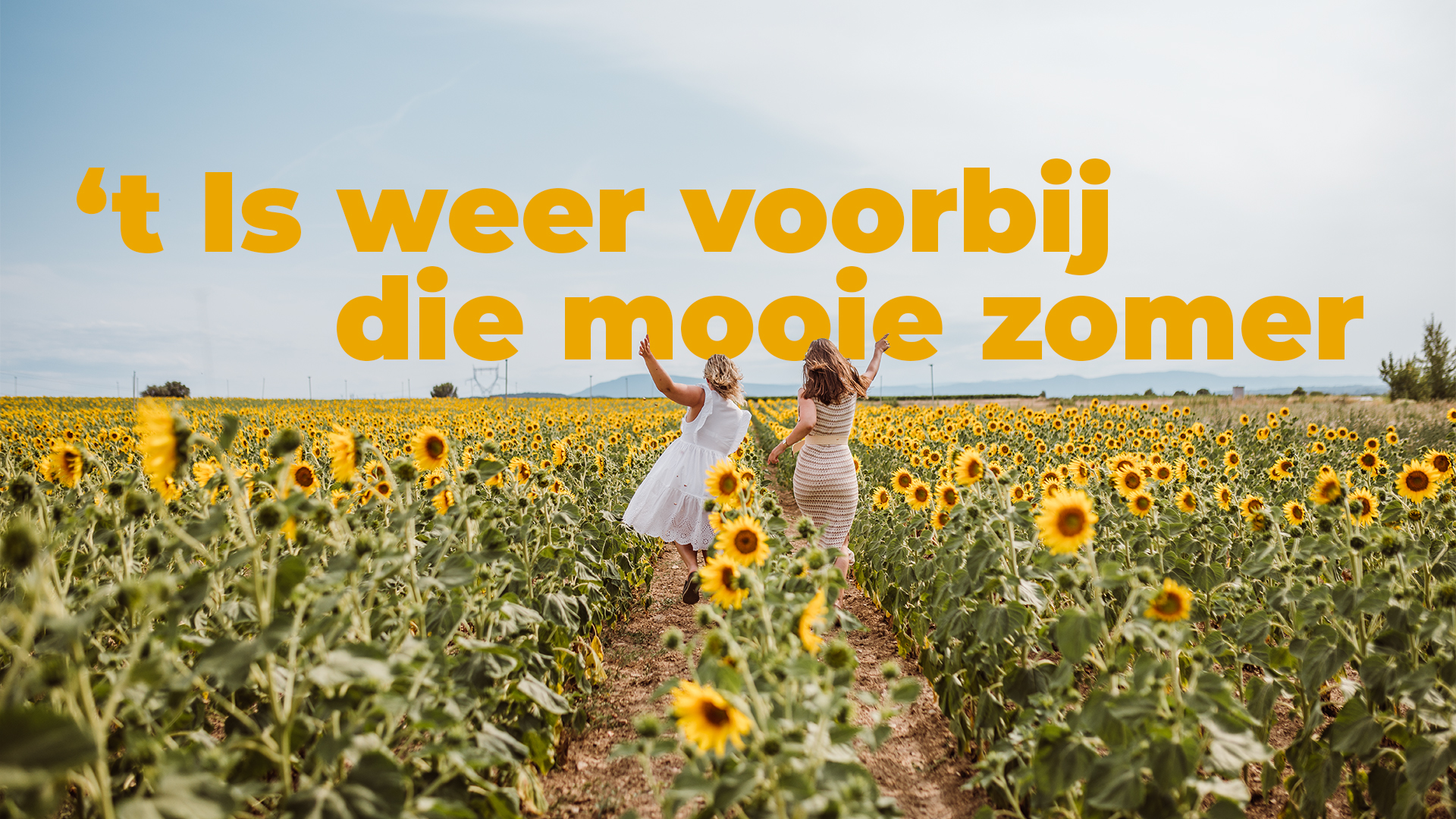 NIEUW, live op 21 september: ’t Is weer voorbij die mooie zomer’. – Ment TV